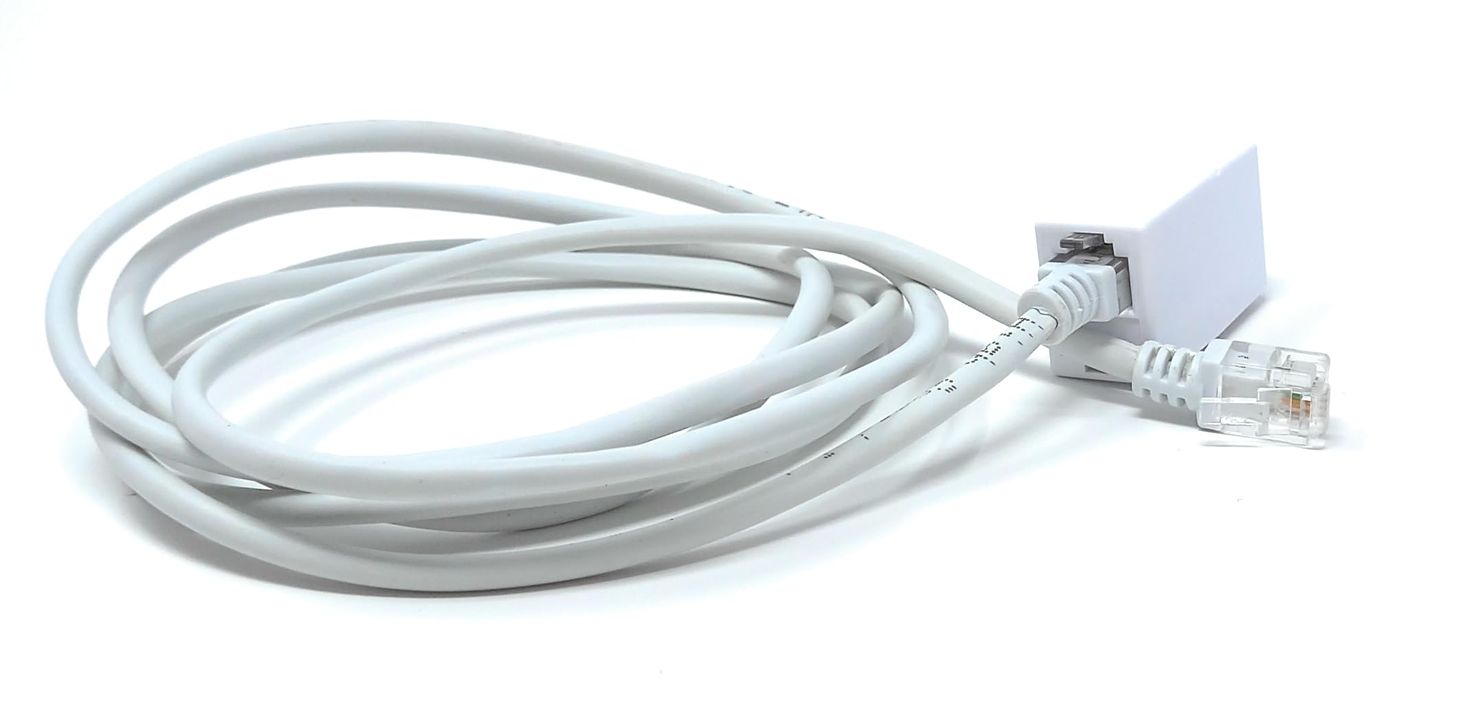DRUT 1.5m RJ11 to RJ11 ADSL 2+ Male to Male Cable with Female Coupler ...