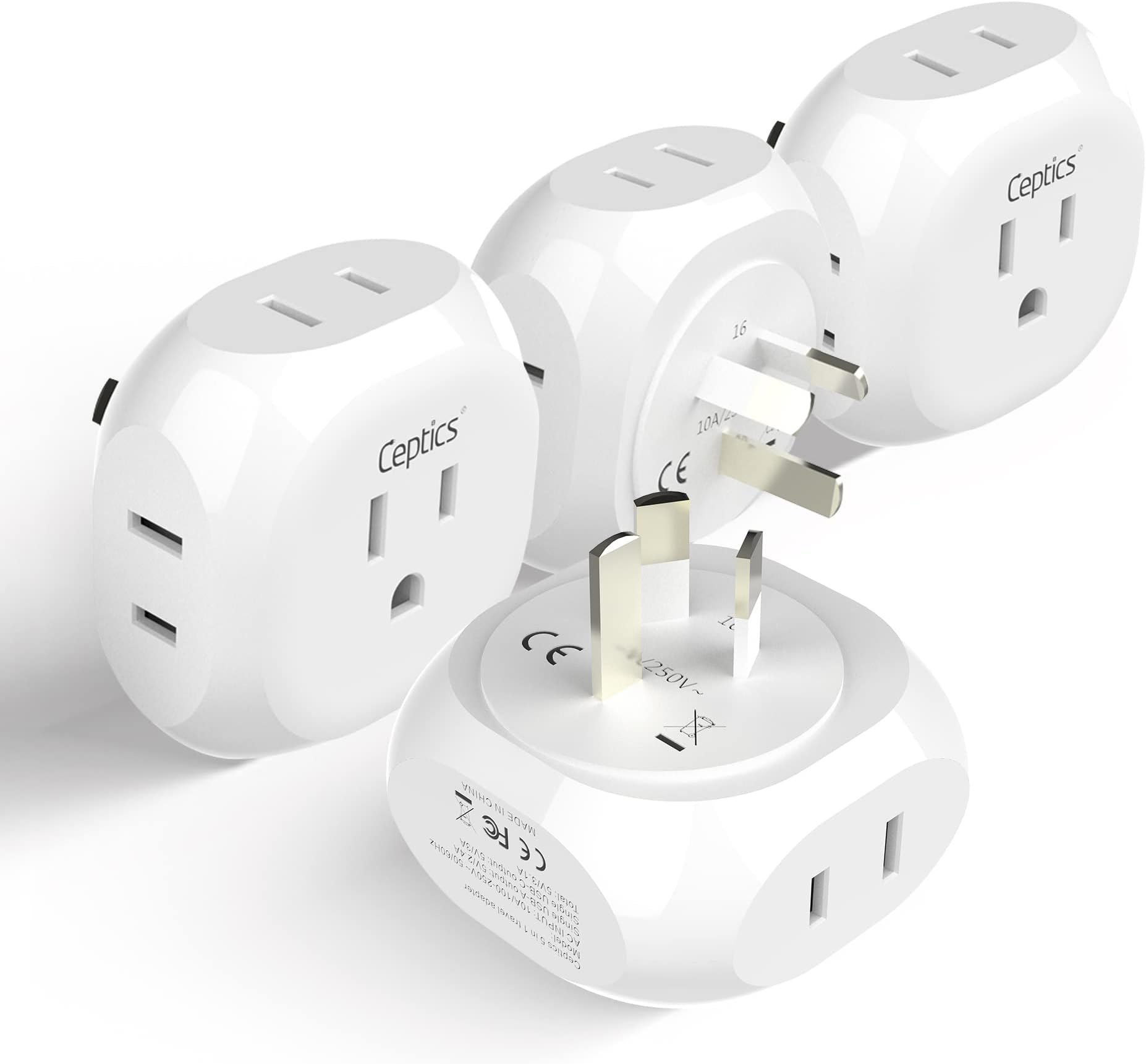 Amazon.com: US to Australia/New Zealand/Fiji Travel Adapter Plug for ...