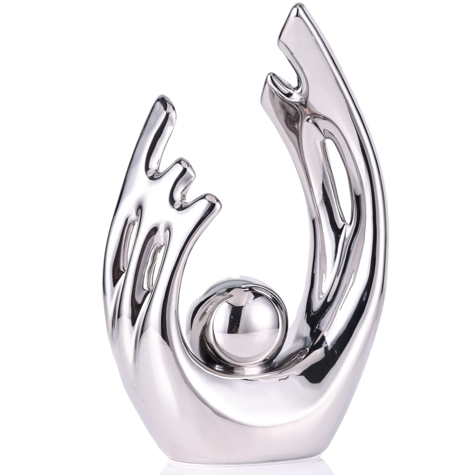 Amazon.com: XMGZQ Silver Home Decor Accent,Mid Century Modern Decor ...