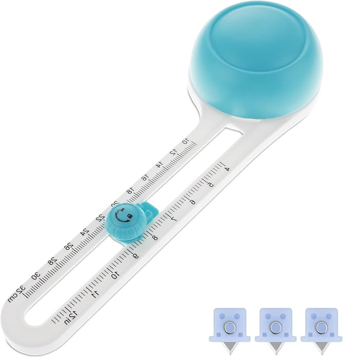 TIESOME Circle Cutter Tool for Paper Crafts, Adjustable Circular Rotary ...