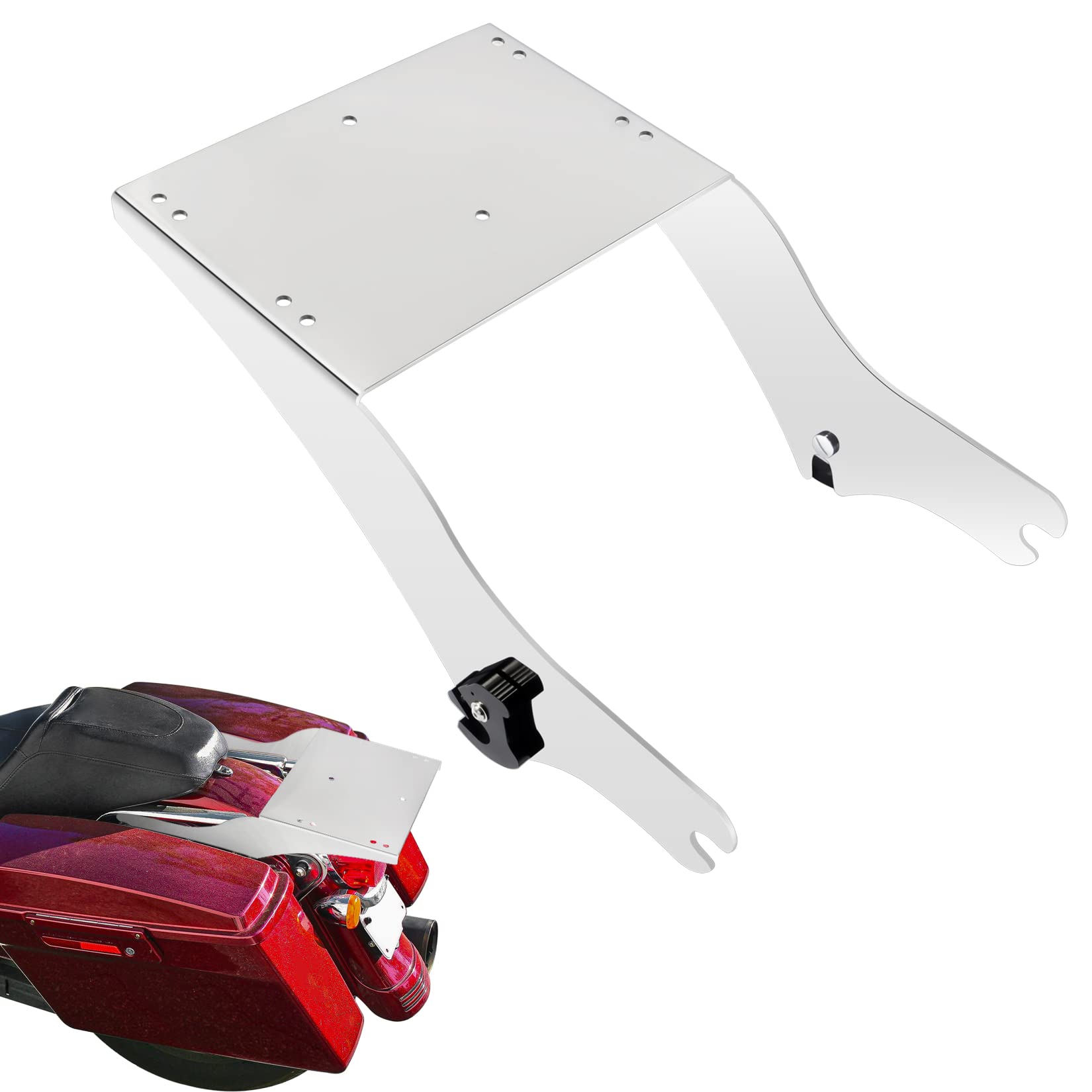 PBYMT Tour Pack Mount Bracket Compatible with 1997-2008 Harley Davidson ...