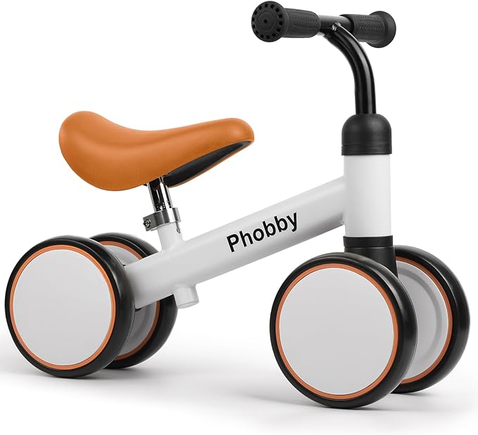 Amazon.com: Phobby Baby Balance Bike for 1 2 Years Old Boys Girls, 4 ...