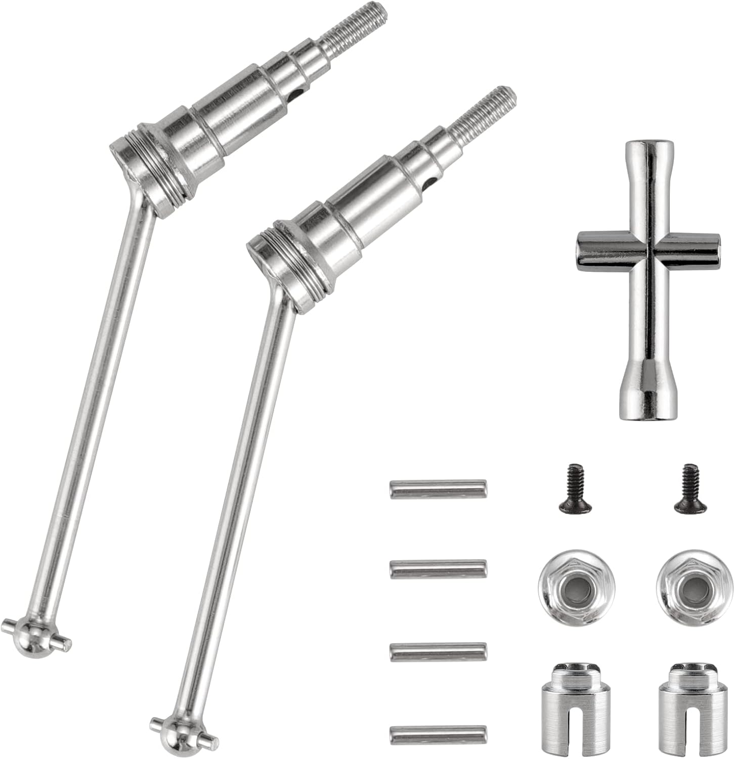 HAIBOXING 1/18 RC Cars Spare Parts Metal Front Universal Shafts & Metal ...