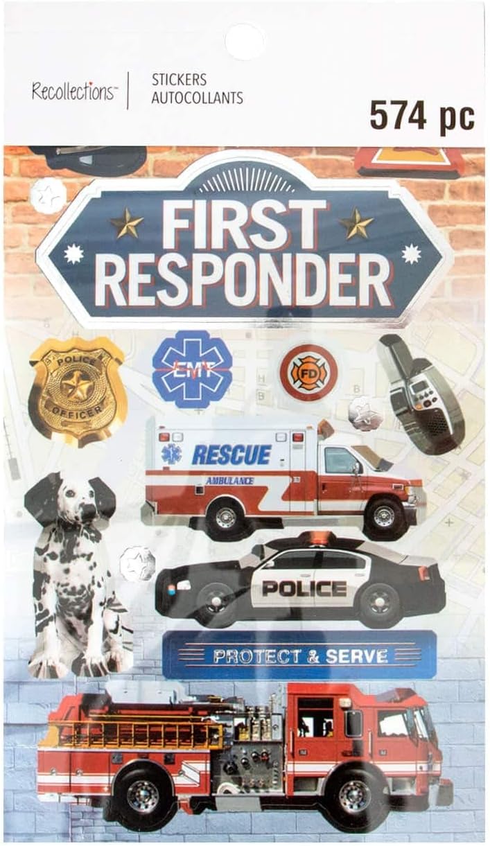 Amazon.com: First Responder Stickers by Recollections™