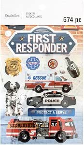 Amazon.com: First Responder Stickers by Recollections™