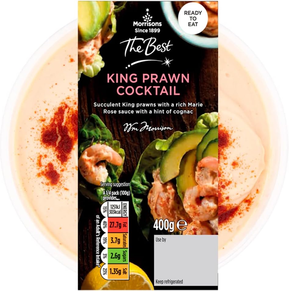 Morrisons King Prawn Cocktail, 400g : Amazon.co.uk: Grocery