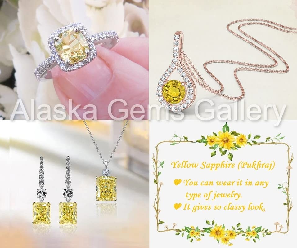 Alaska Gems Gallery Ceylon Yellow Sapphire Sri Lanka Kanakapushyaragam ...