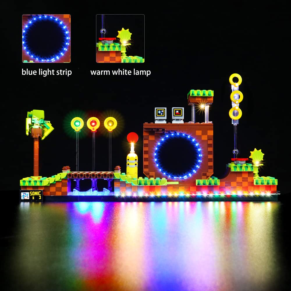 LED Lighting Kit for Lego Sonic The Hedgehog Set, Lazishi Light Set ...