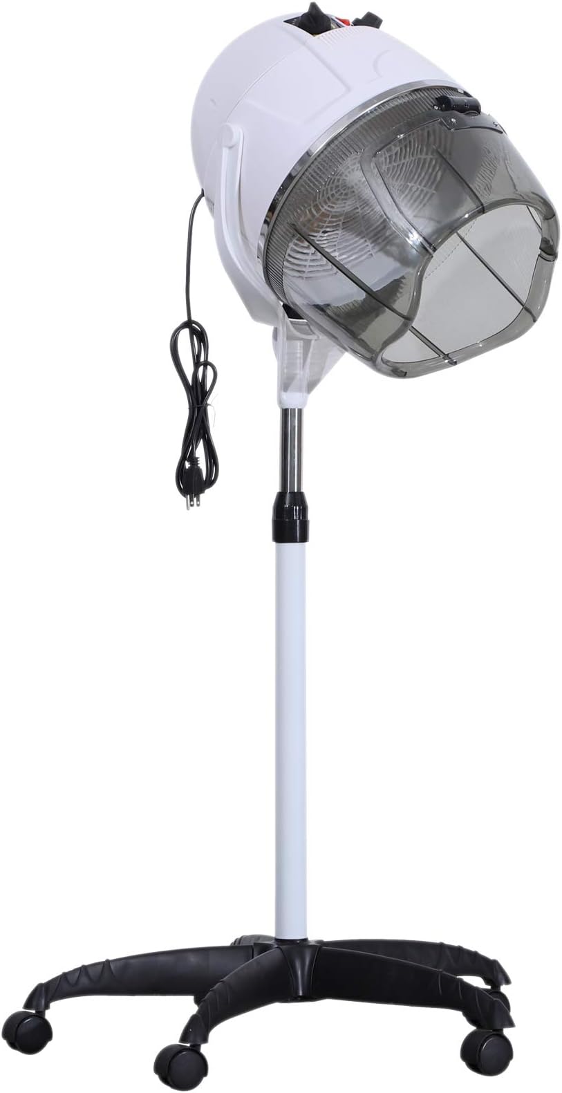 Amazon.com : BarberPub 1300W Hooded Hair Bonnet Dryer with Stand ...