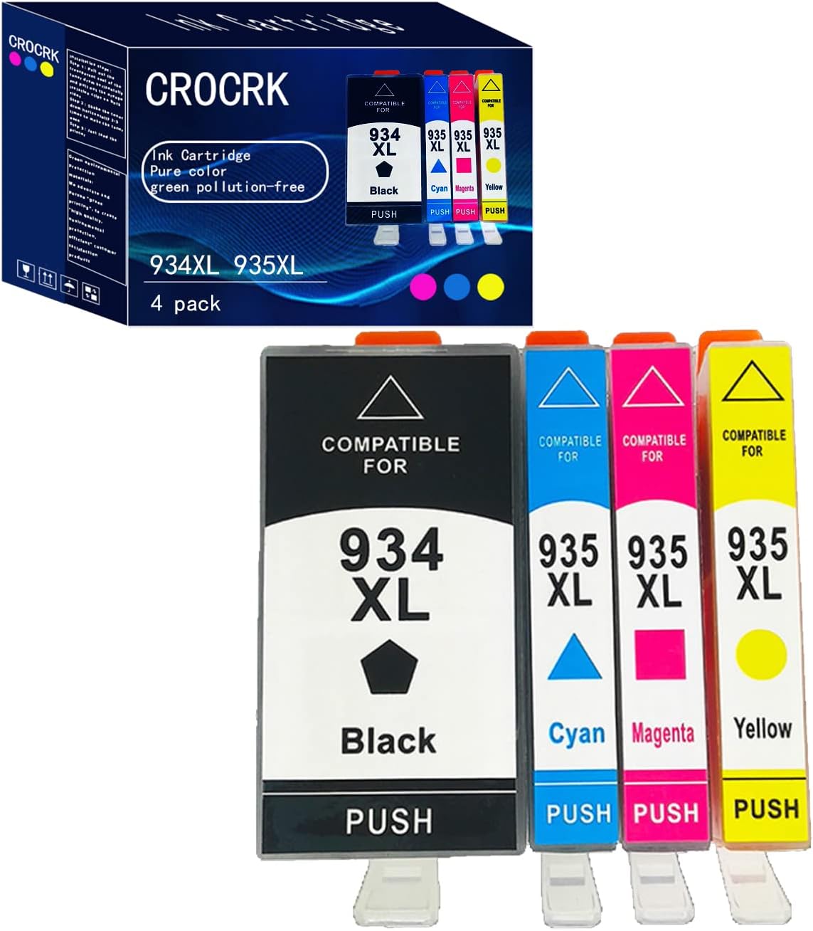 Amazon.com: 934 935XL Ink Cartridge for HP OFFICEJET PRO 6230 6830 ...