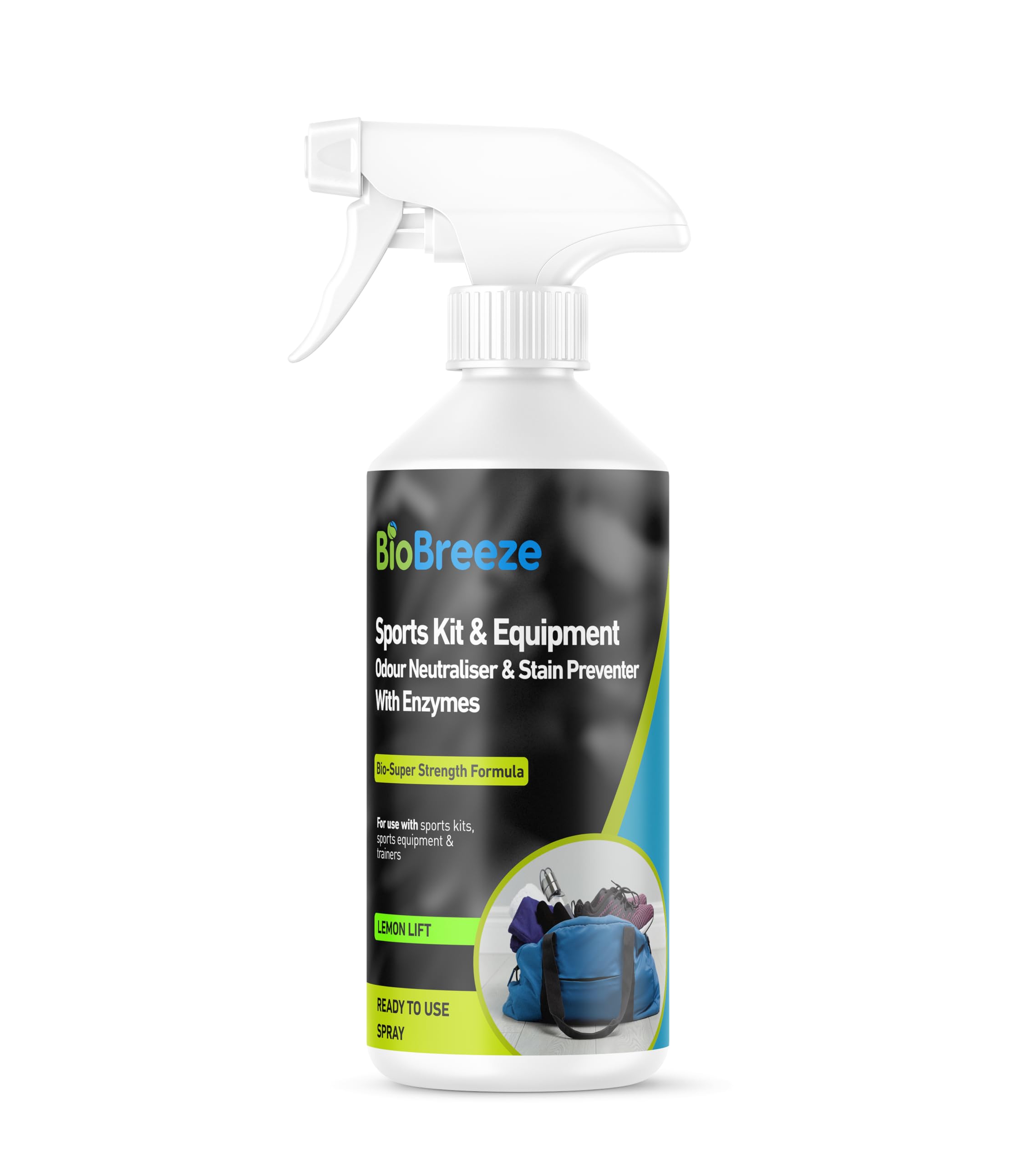 BioBreeze Sports Kit Equipment Odour neutraliser Stain Preventer Lemon ...