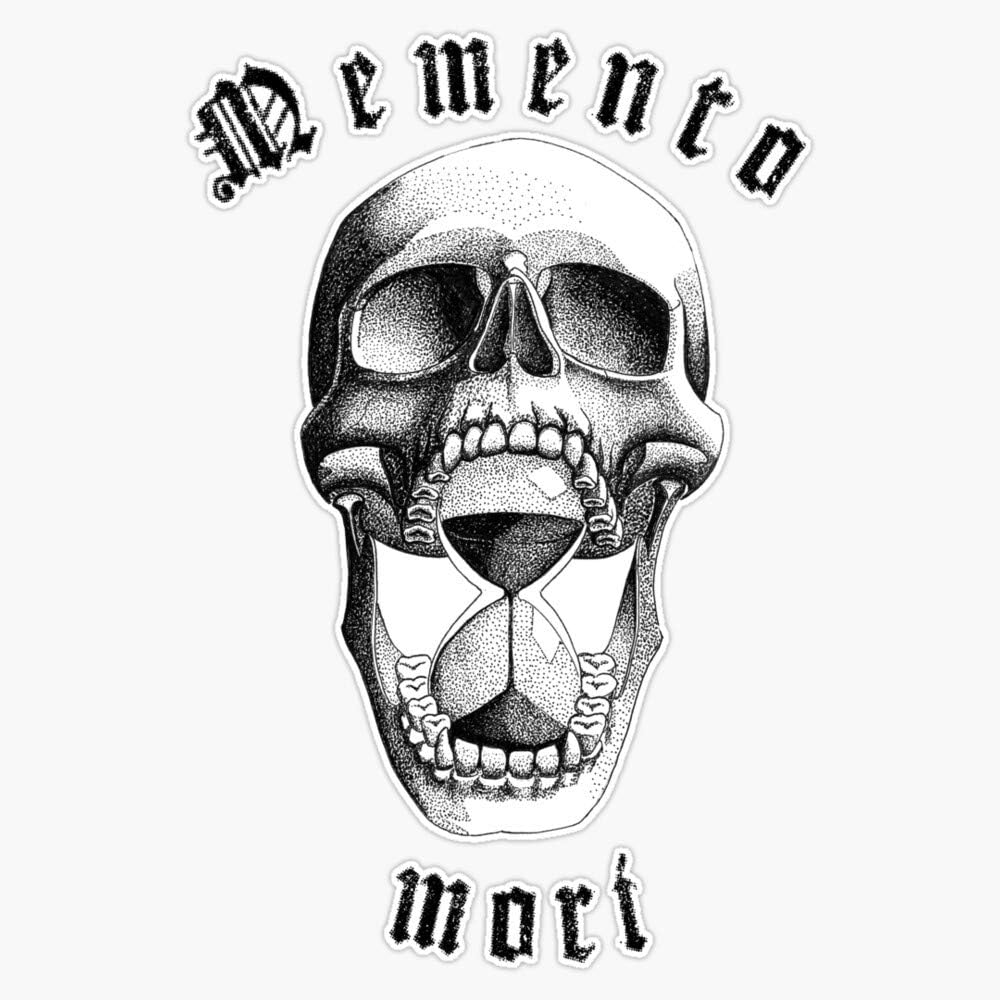 Amazon.com - Memento Mori Vinyl Waterproof Sticker Decal Car Laptop ...