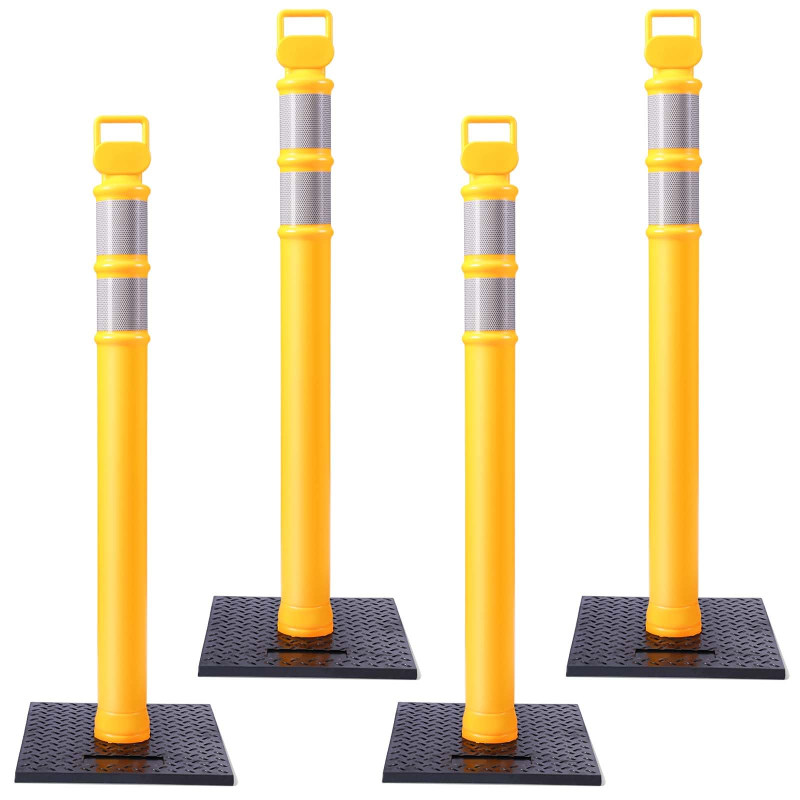Snapklik.com : Kanayu 49 Inch Traffic Delineator Posts