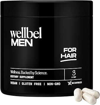 Amazon.com: WELLBEL Men Clean Supplement for Hair, Skin, and Nails ...