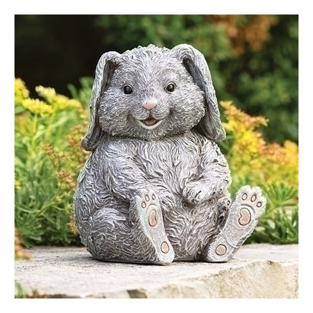 Snapklik.com : Roman Pudgy Pals Bunny Garden Statue