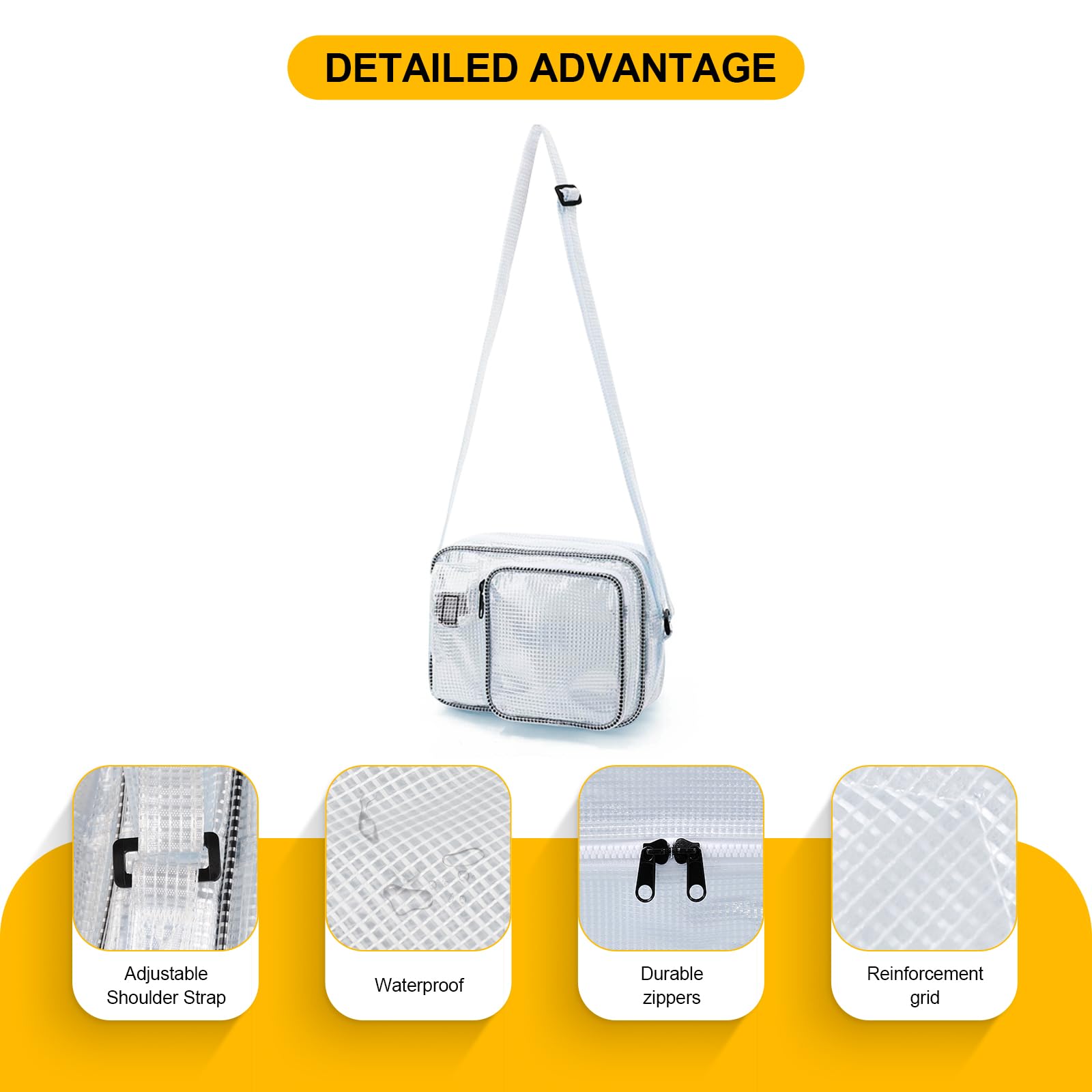 Snapklik.com : 10.6 Inch Tool Bag-Transparent & Anti-static Cleanroom ...
