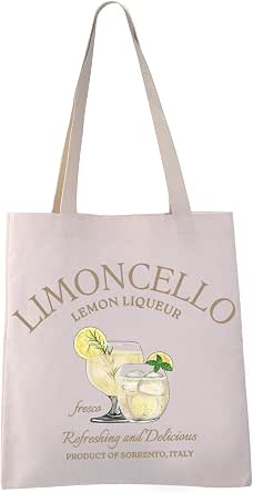 Amazon.com: VAMSII Italy Limoncello Tote Bag Welcome To Italy Gift ...