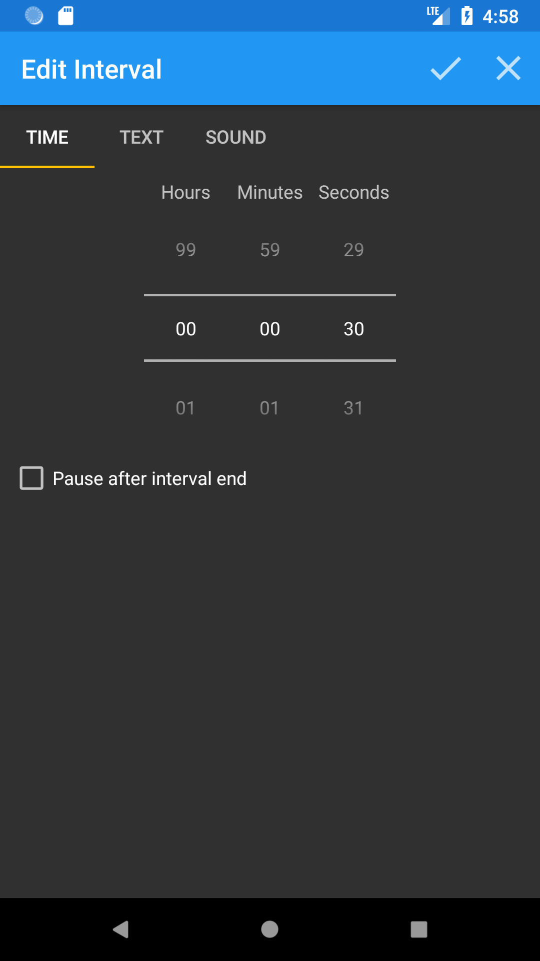 SequiTimer - free, universal, simple and reliable talking interval timer - App on Amazon Appstore