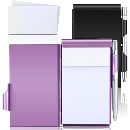 Amazon.com : Metal Small Notebook, Mini Notepad, Small Pocket Notepad ...