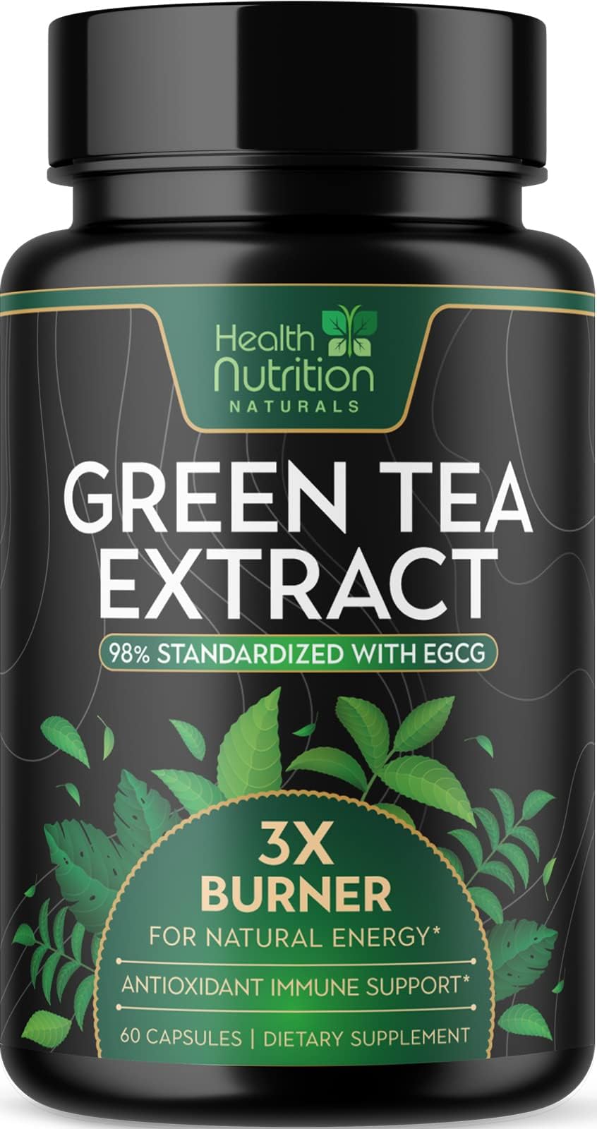 Amazon.com: Green Tea Extract Pills - 98% Standardized EGCG 1300mg for ...