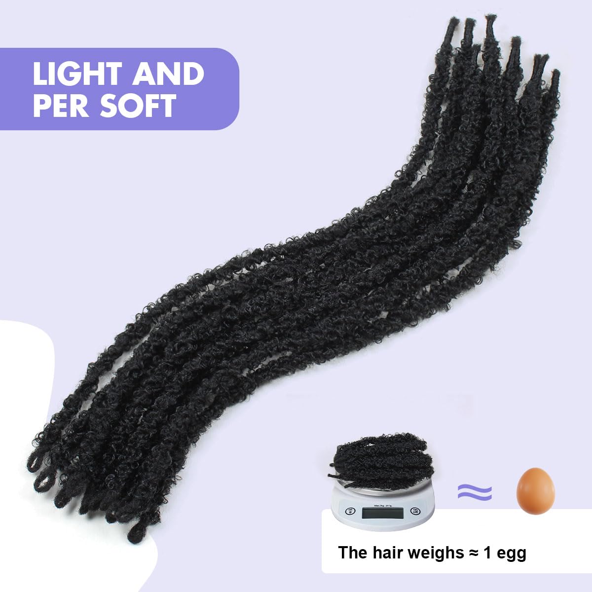 Snapklik.com : Lounoke 24 Inch 6 Packs Distressed Butterfly Locs ...