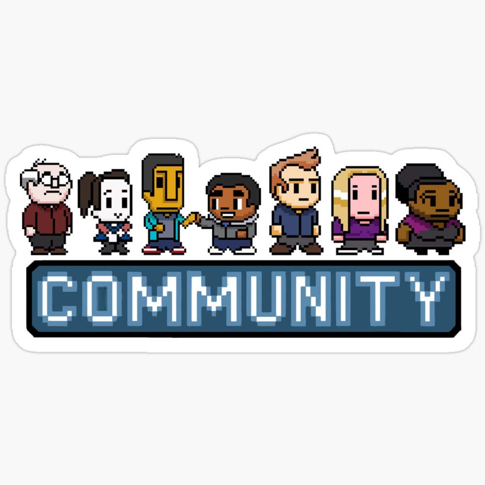 Amazon.com: WillettaStore 8-Bit Community Stickers (3 Pcs/Pack) : Toys ...