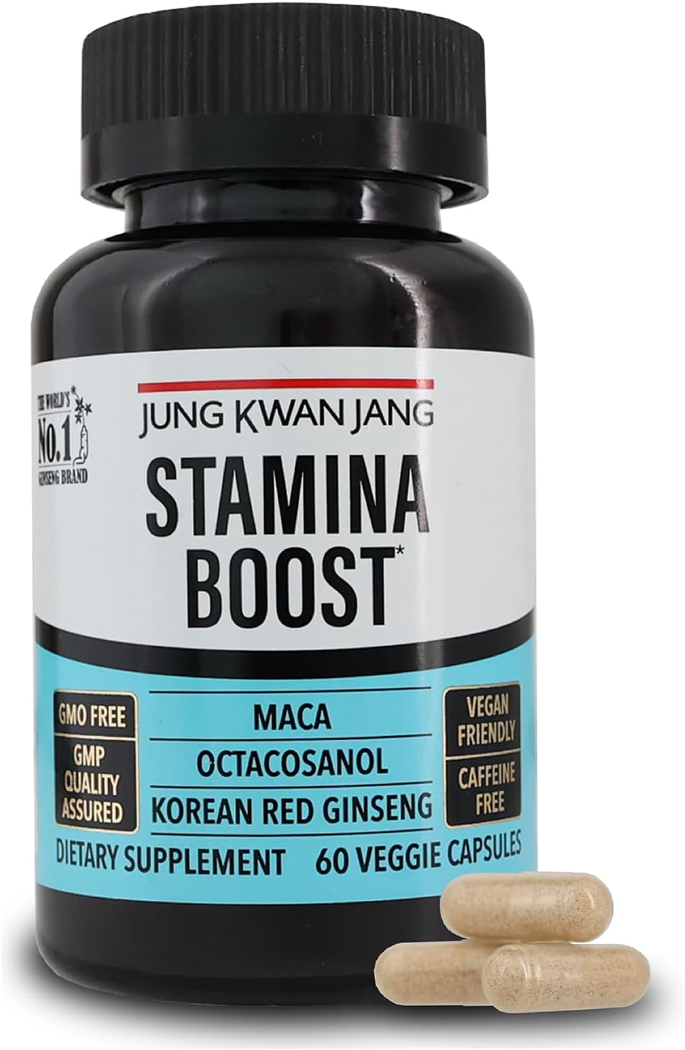 Amazon.com: JUNG KWAN JANG Men's Stamina Boost with Korean Red Ginseng ...