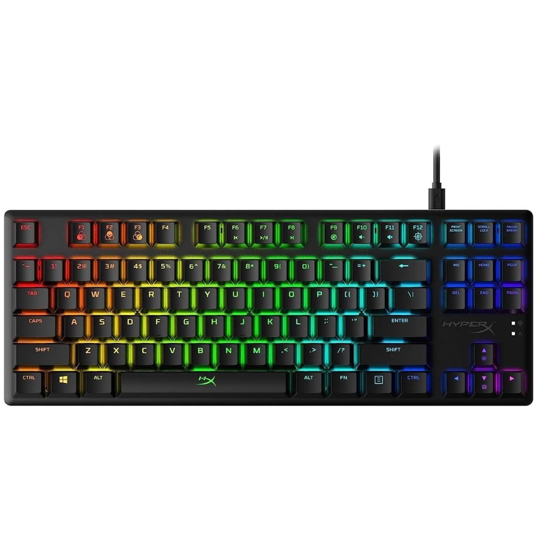 Amazon.com: HyperX Alloy Origins Core PBT - TKL Mechanical Gaming ...
