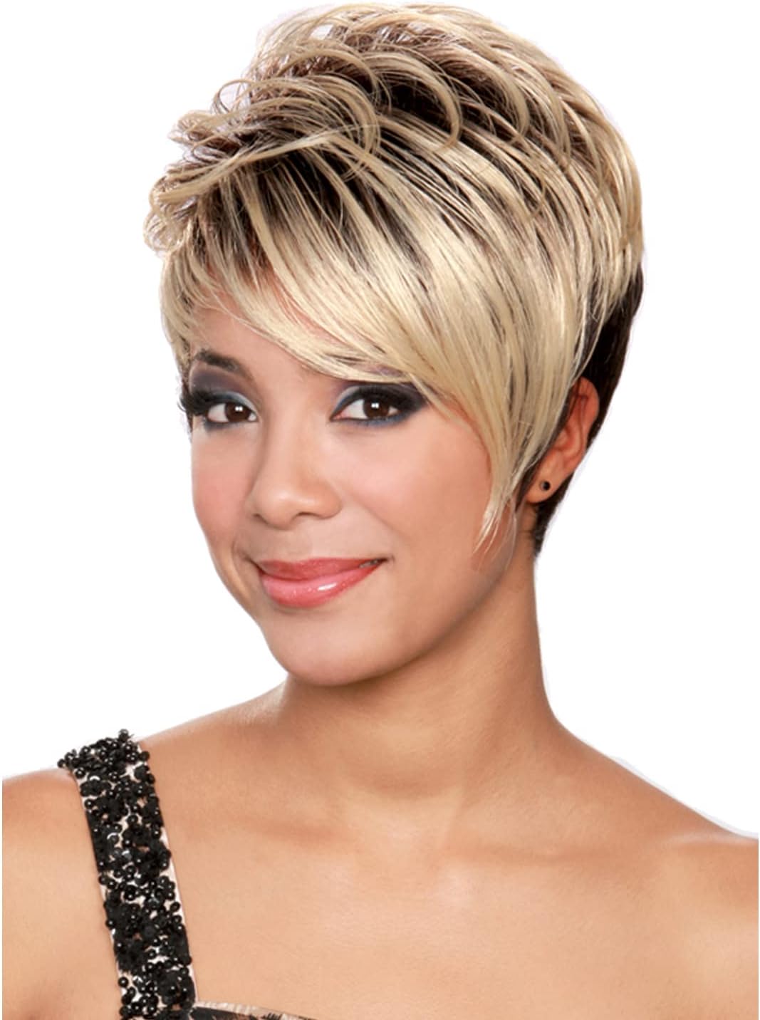 Amazon.com : Bobbi Boss Premium Synthetic Hair Wig - M1051 TISHA, Short ...