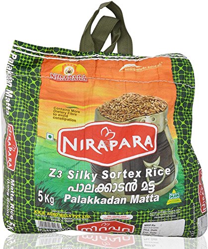 Nirapara Rice - Palakkadan Matta, 5kg : Amazon.in: Grocery & Gourmet Foods