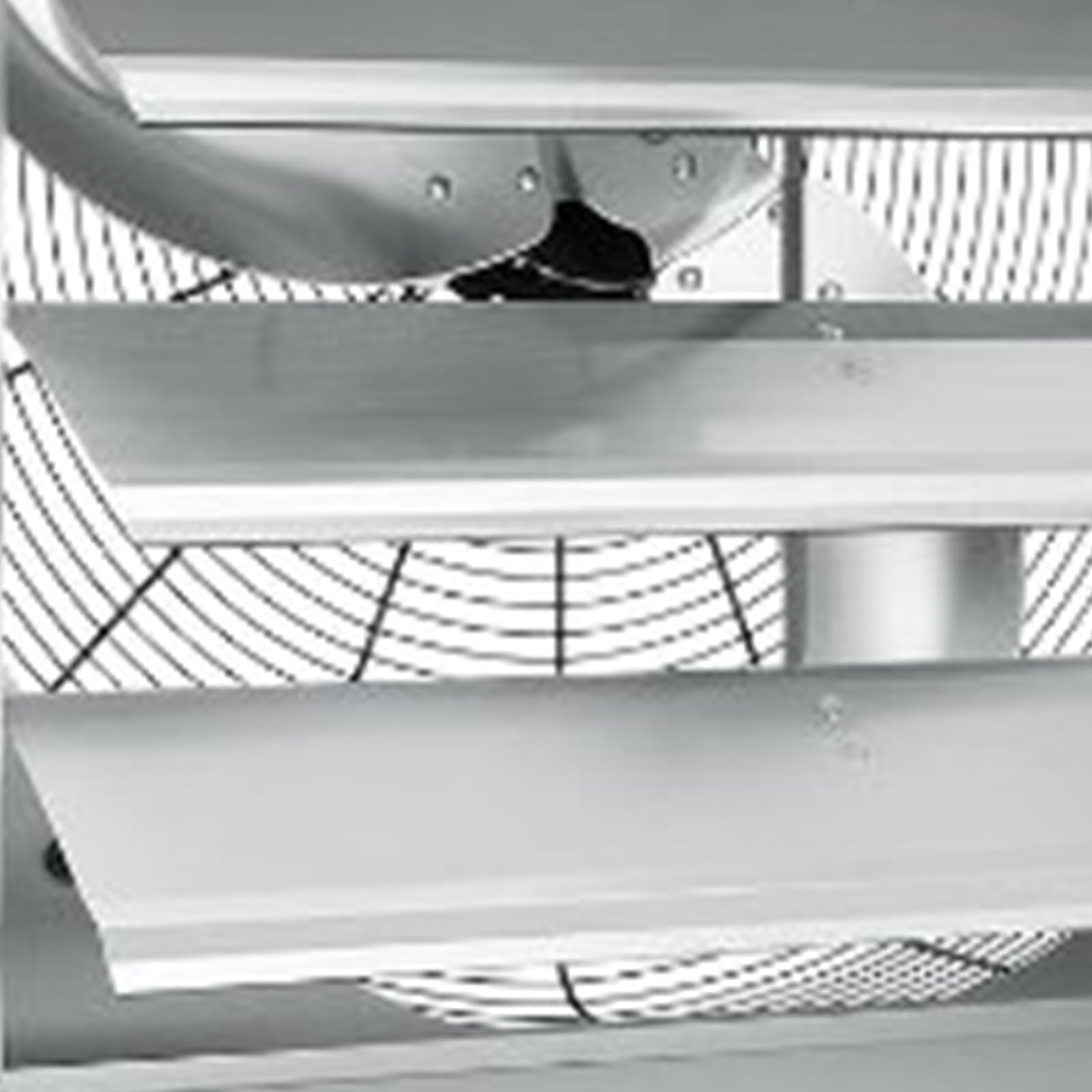 Snapklik.com : Shutter Exhaust Fan, 24" Aluminum Wall Mounted Shutter ...