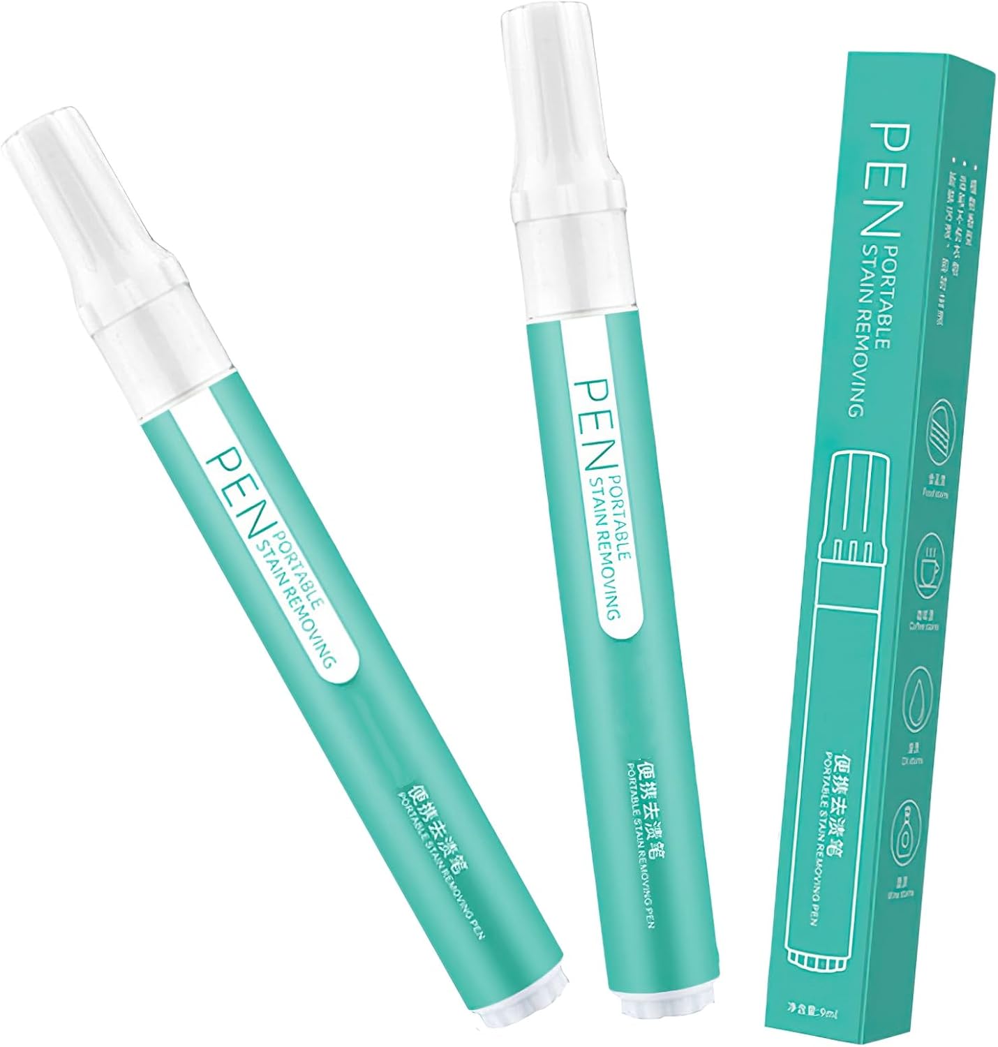 Amazon.com: Jeshowmen Portable bleach pens for clothes, 2-Pack Instant ...