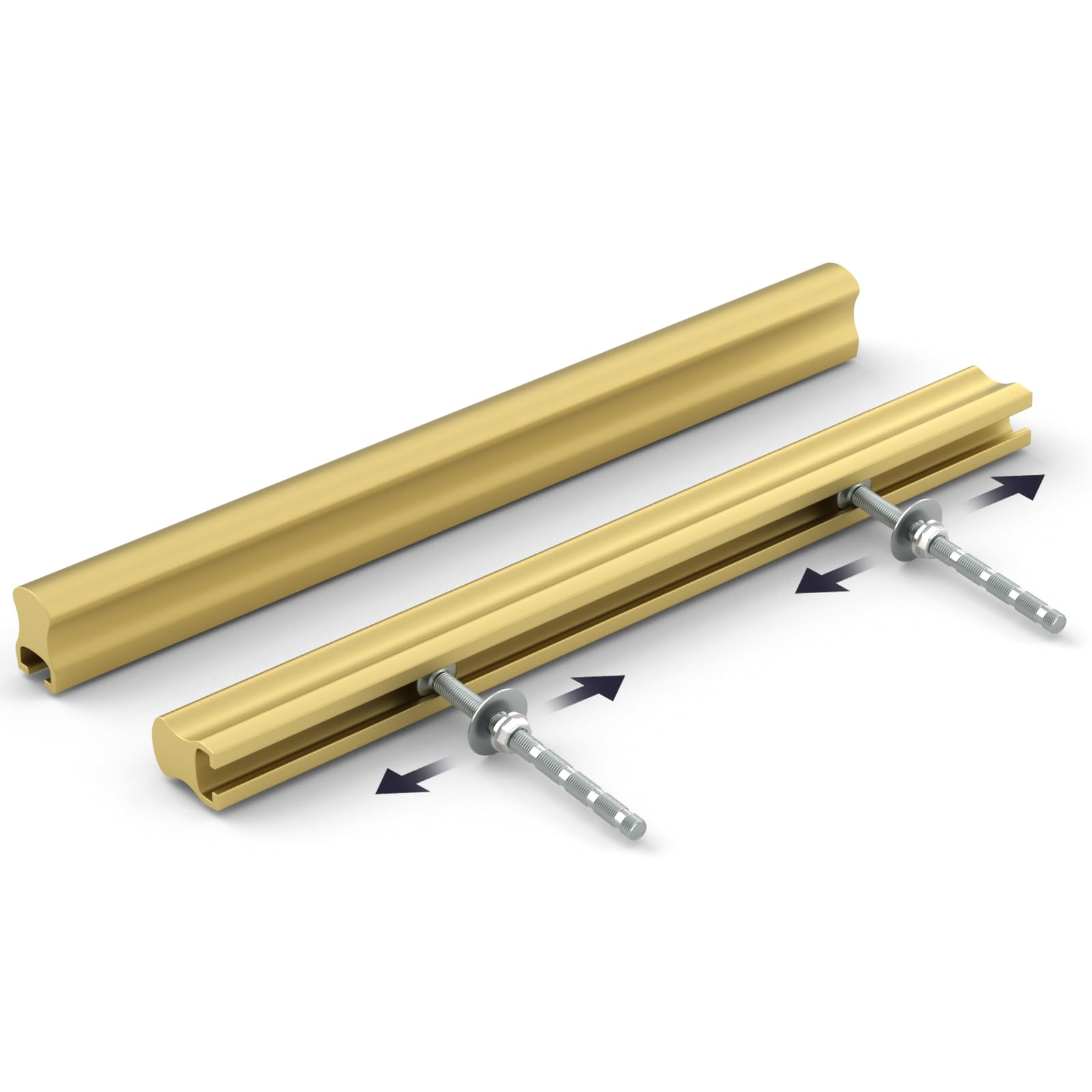 goldenwarm Adjustable Drawer Pulls Gold Cabinet Handles for Kitchen ...