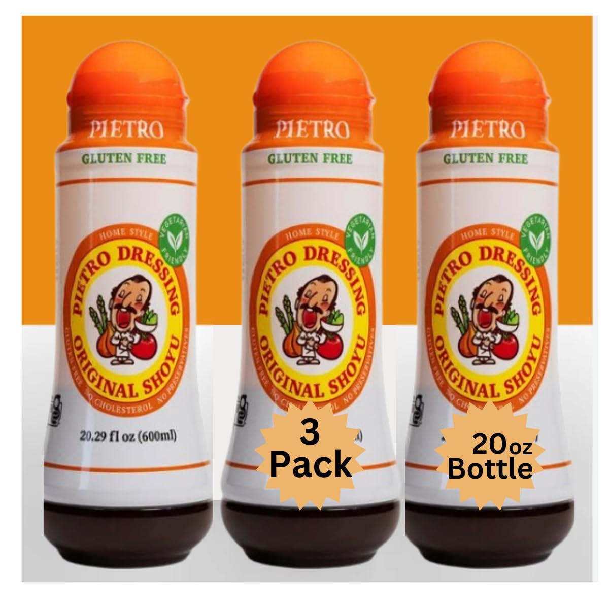 Amazon.com : 3 Pack Pietro Dressings Original Dressing, 20.29 Oz ...