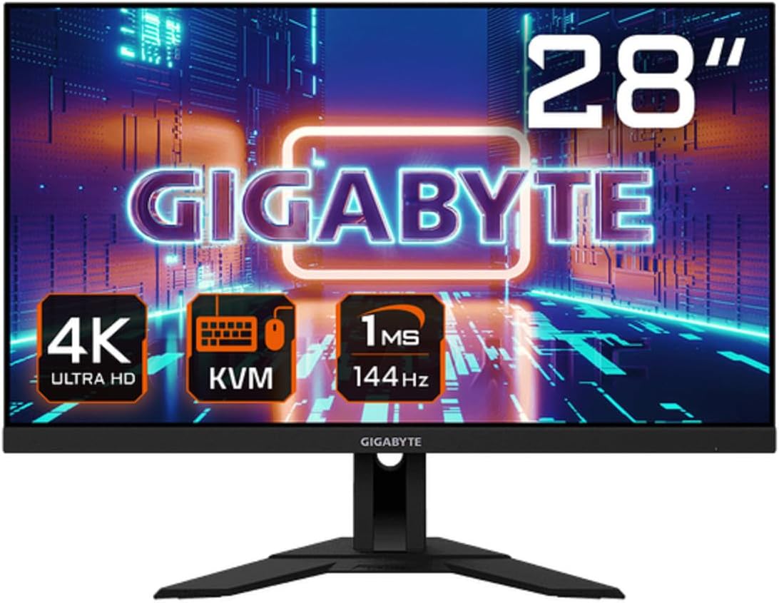 Gigabyte M28U 28 Inch SS IPS 4K/UHD (3840 x 2160) 144Hz FreeSync ...