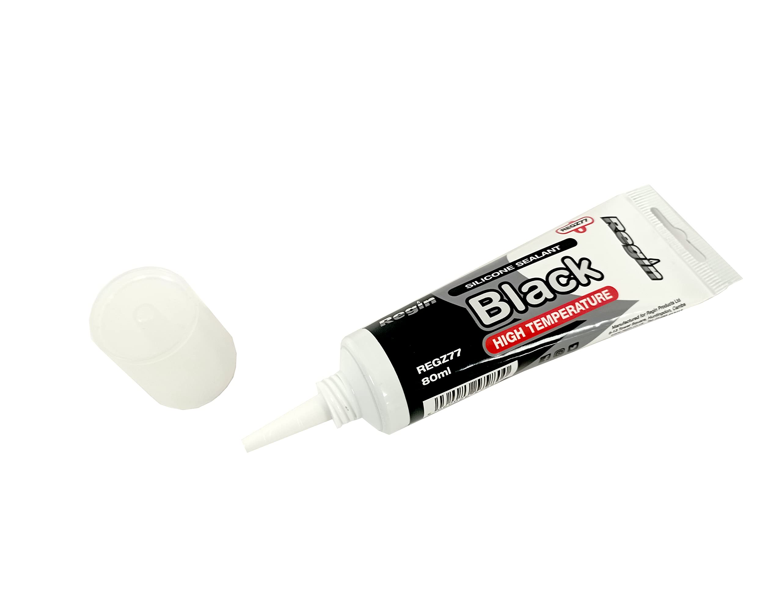 Regin High Temperature Silicone Sealant Black 80ml Tube REGZ77 : Amazon.co.uk: DIY & Tools