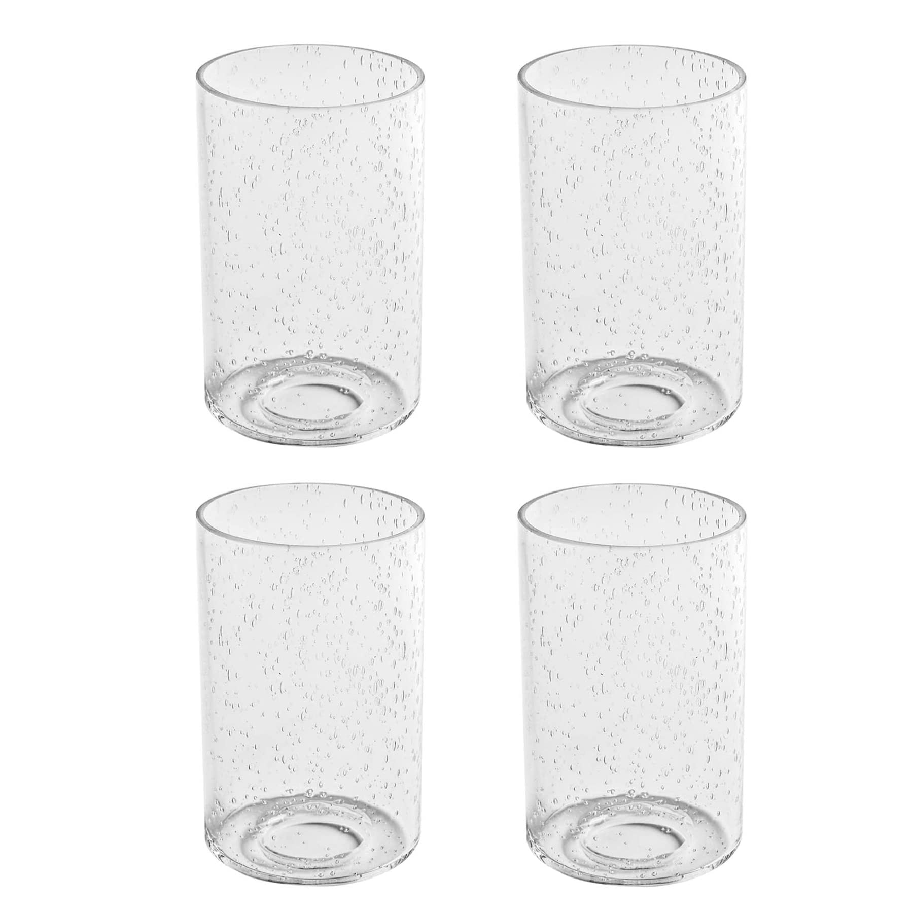 Buy 4 Pack Seeded Glass Shade Covers, 5.9n Height, 3.9in Diameter, 1 ...