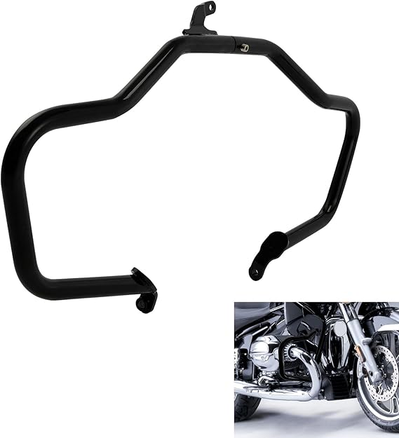 Amazon.com: TCMT Gloss Black Engine Guard Crash Bar Fit For BMW R18 ...