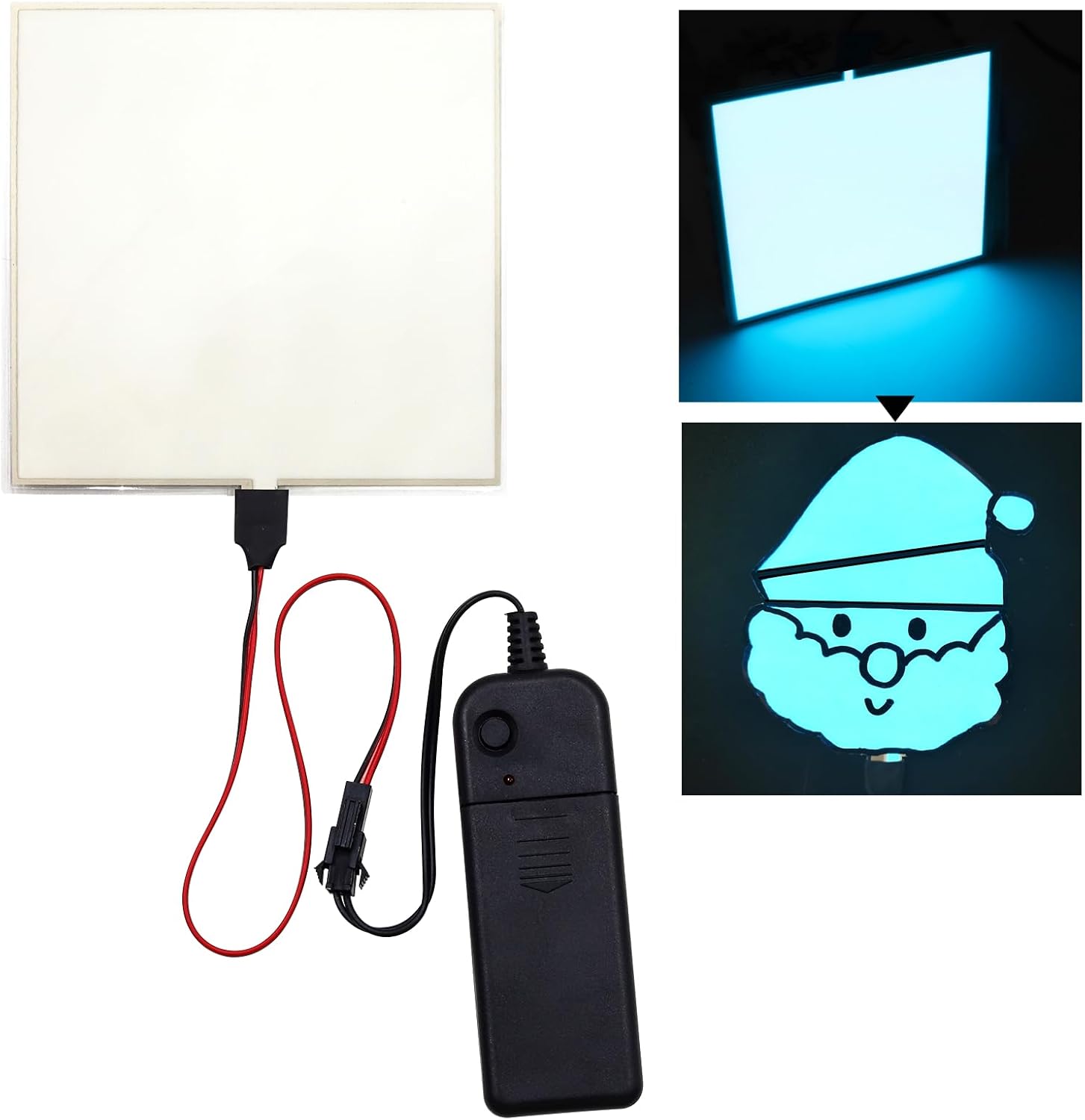 Electroluminescent (EL) Panel Light, DIY EL Backlight Cuttable Paper ...