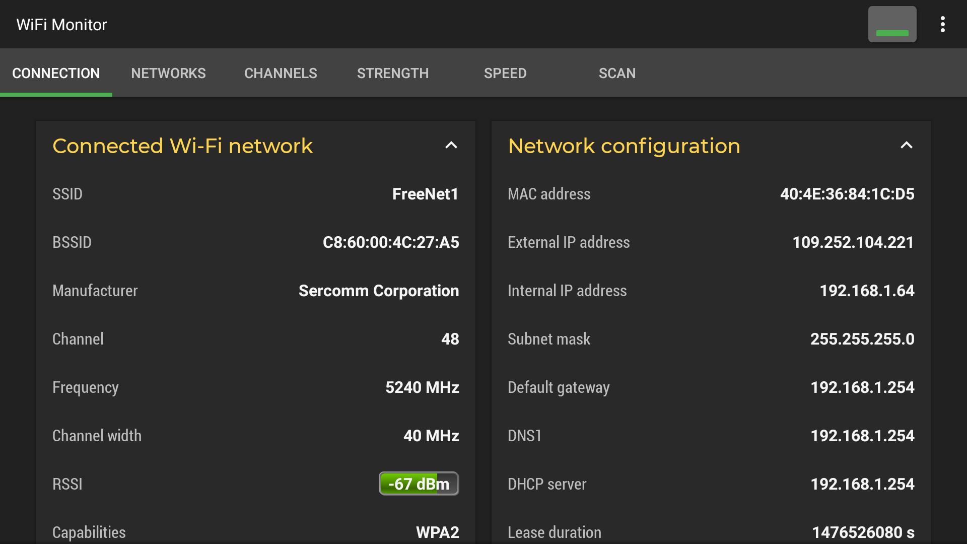 Wi-Fi Monitor - App on Amazon Appstore