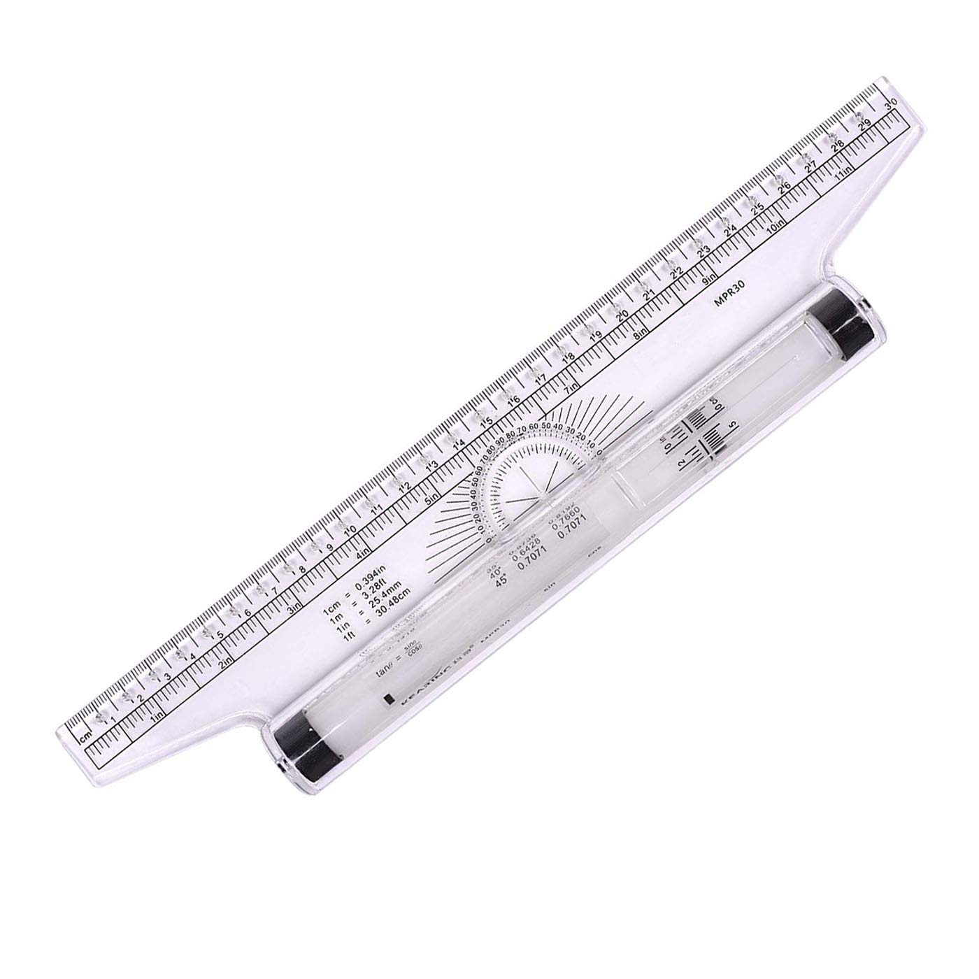 D-Worthy Plastic Multi-Purpose Rolling Parallel Ruler, Parallel Glider ...