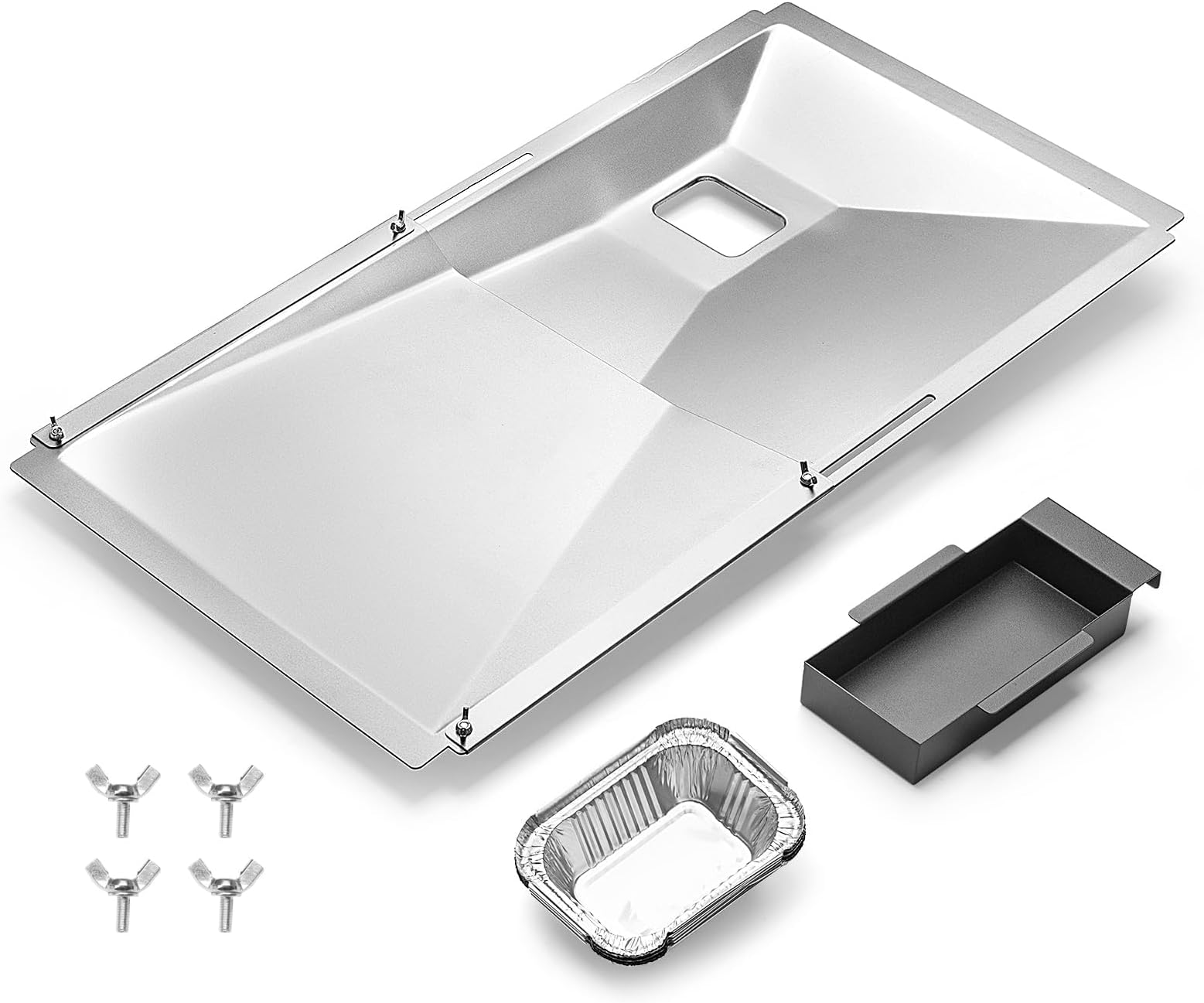 Amazon.com : Outdoor Bazaar Grease Tray for Gas Grill, Fits 4/5 Burner ...