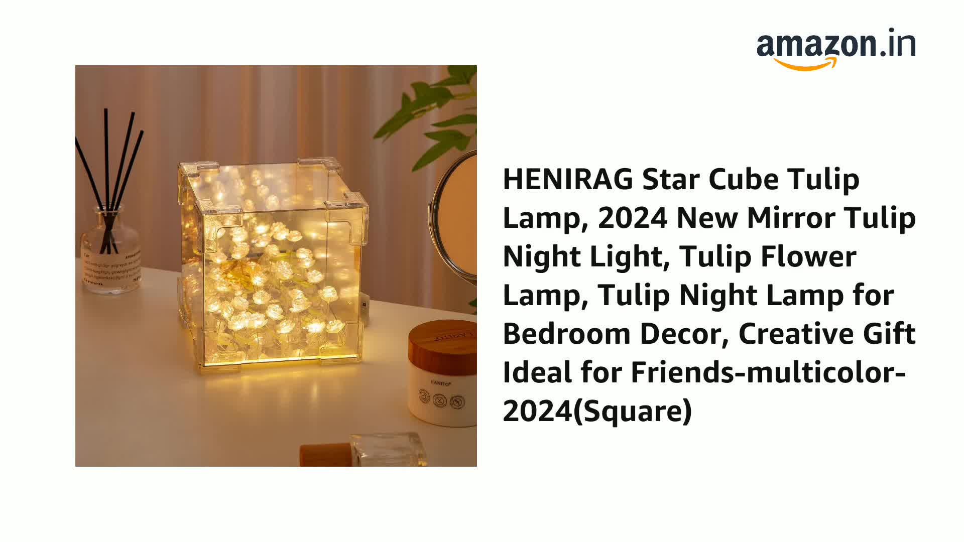 Cube Box Light Little Lamp Everyone Thinks It's A Tissue Box. They're