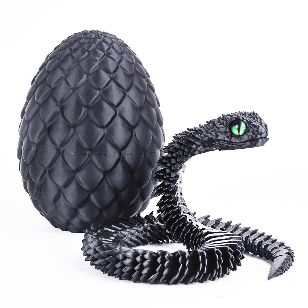 Amazon.com: WUQIREN 3D Printed Snake Egg with Snake Inside,3D Printed ...