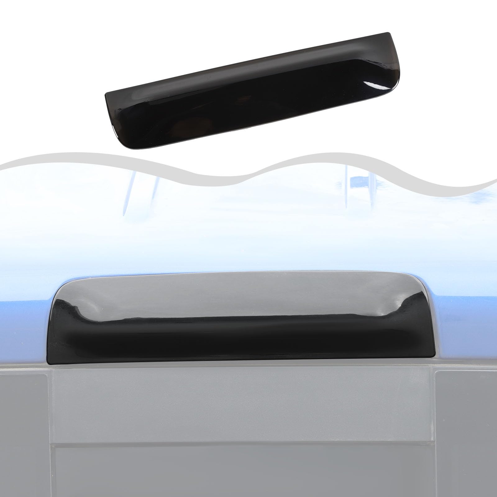 Amazon.com: HTHE Smoked High Mount 3rd Brake Light Cover Trim Car High ...