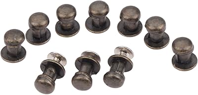 dophee 12Pcs Mini Box Jewelry Cabinet Knob Antique Brass Metal ...