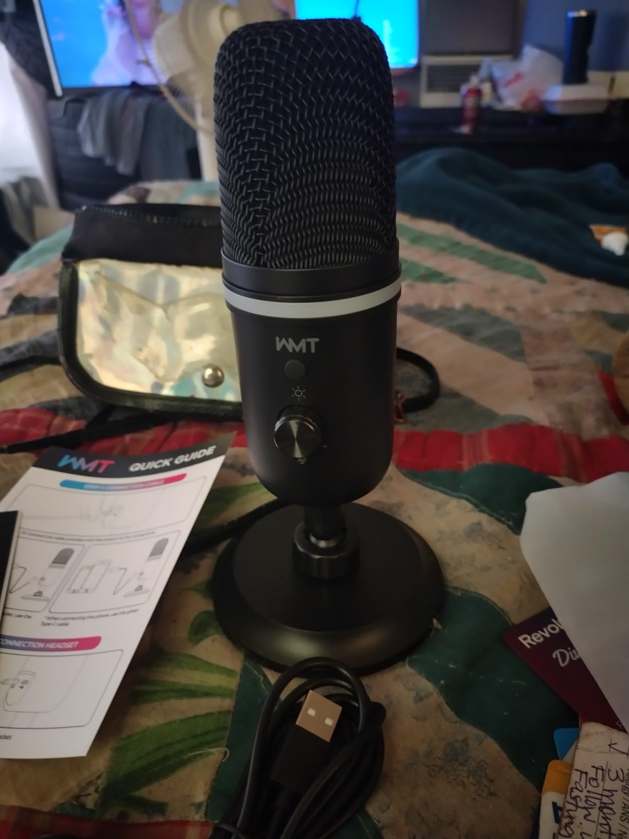 $6/mo - Finance WMT USB Microphone, Condenser Gaming Microphone for PC ...