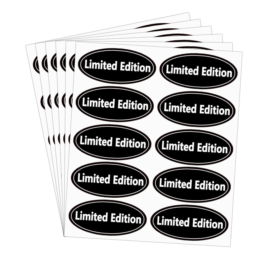 Amazon.com : Limited Edition Retail Labels 2x1 inch Product Stickers ...