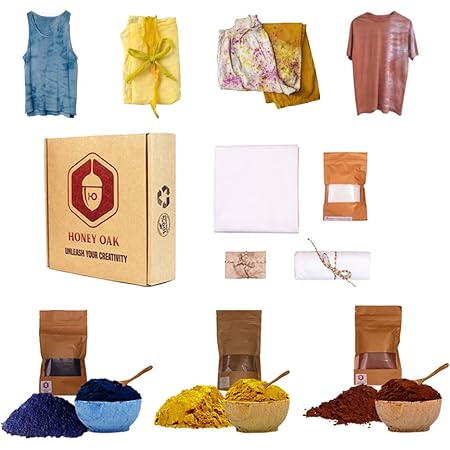 Amazon.com: Indigo & Shibori Natural Dye Kit