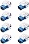 8 Pack Sc Upc Fiber Optic Coupler Keystone Jack Modular | Desertcart ...